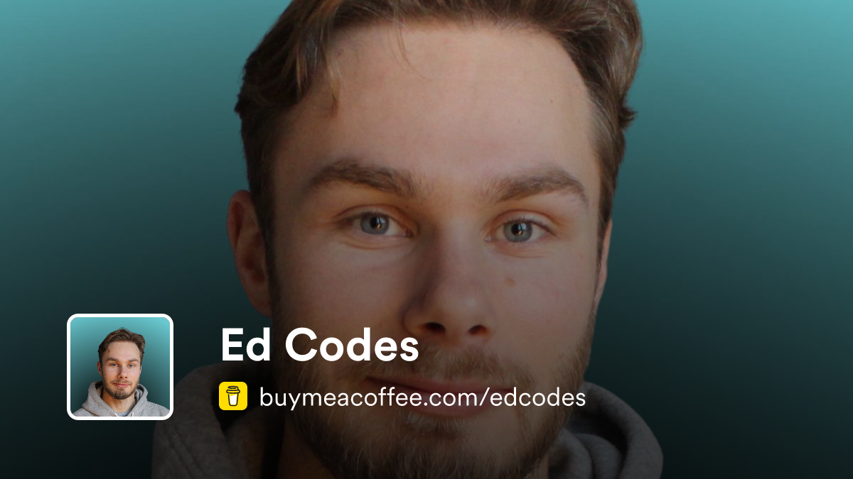 Ed Codes is making Shopify tutorial videos - Buymeacoffee
