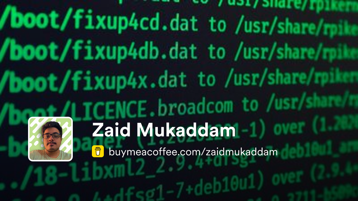 Zaid Mukaddam is building scira.ai - Buymeacoffee