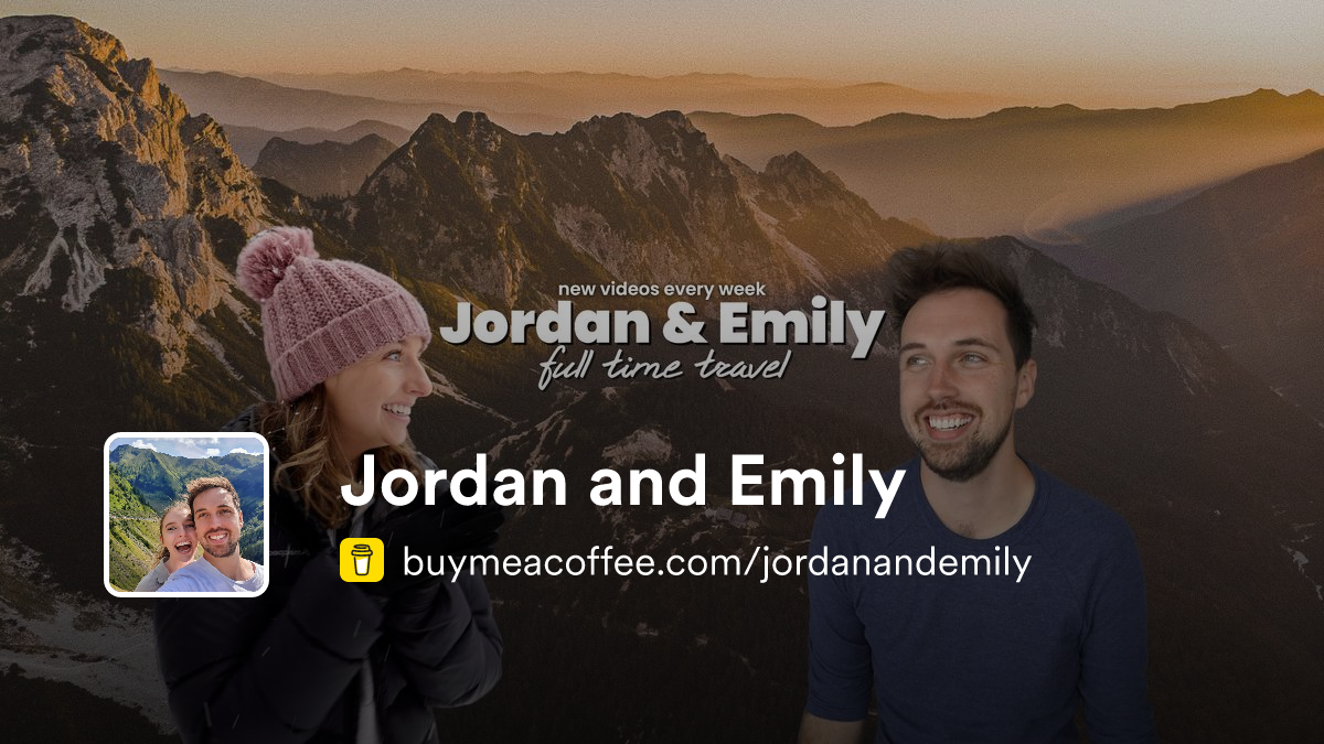 Jordan and Emily is Travel Guides - Buymeacoffee