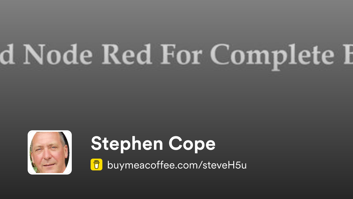 Stephen Cope is Node-Red Flows,Python scripts for home automation and ...