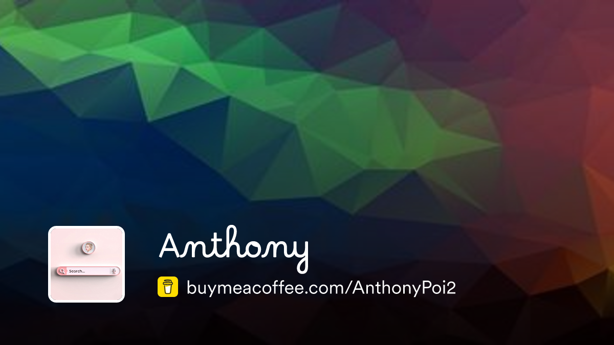 Extras | Anthony - Buymeacoffee