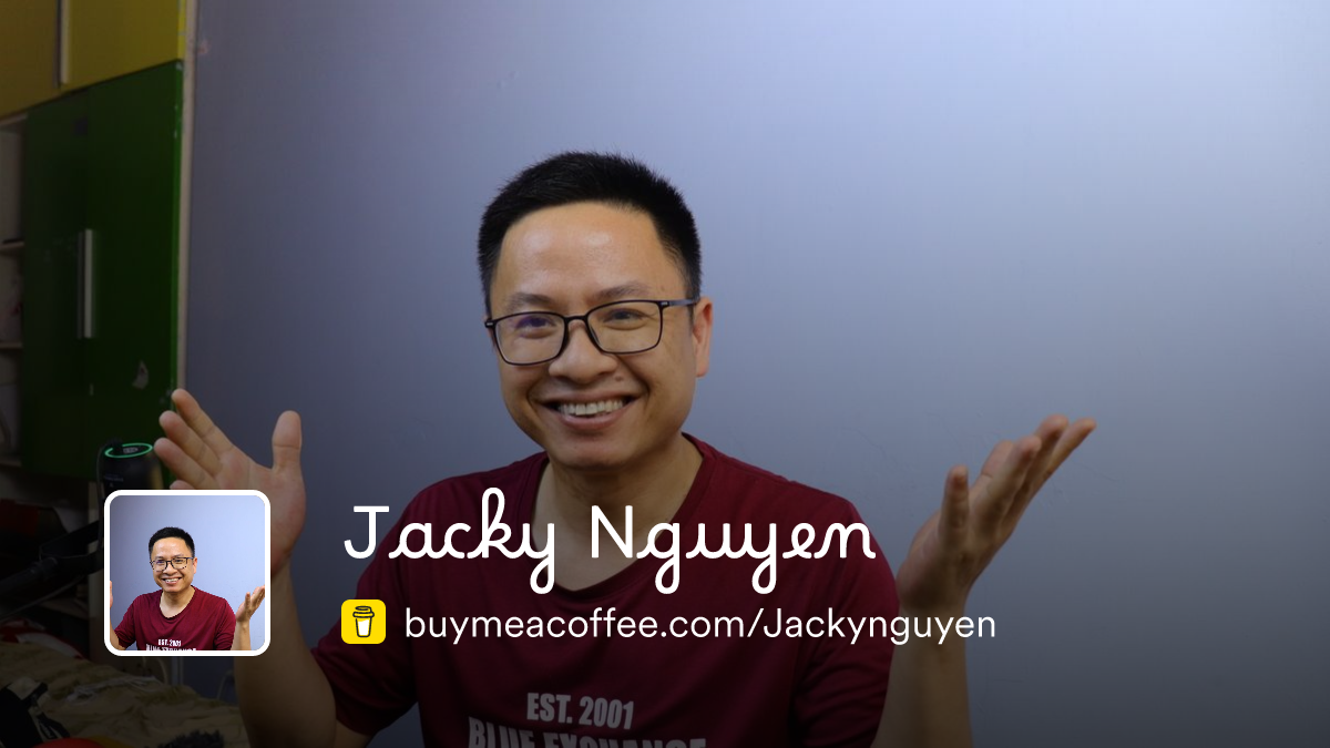 Jacky Nguyen - Buymeacoffee