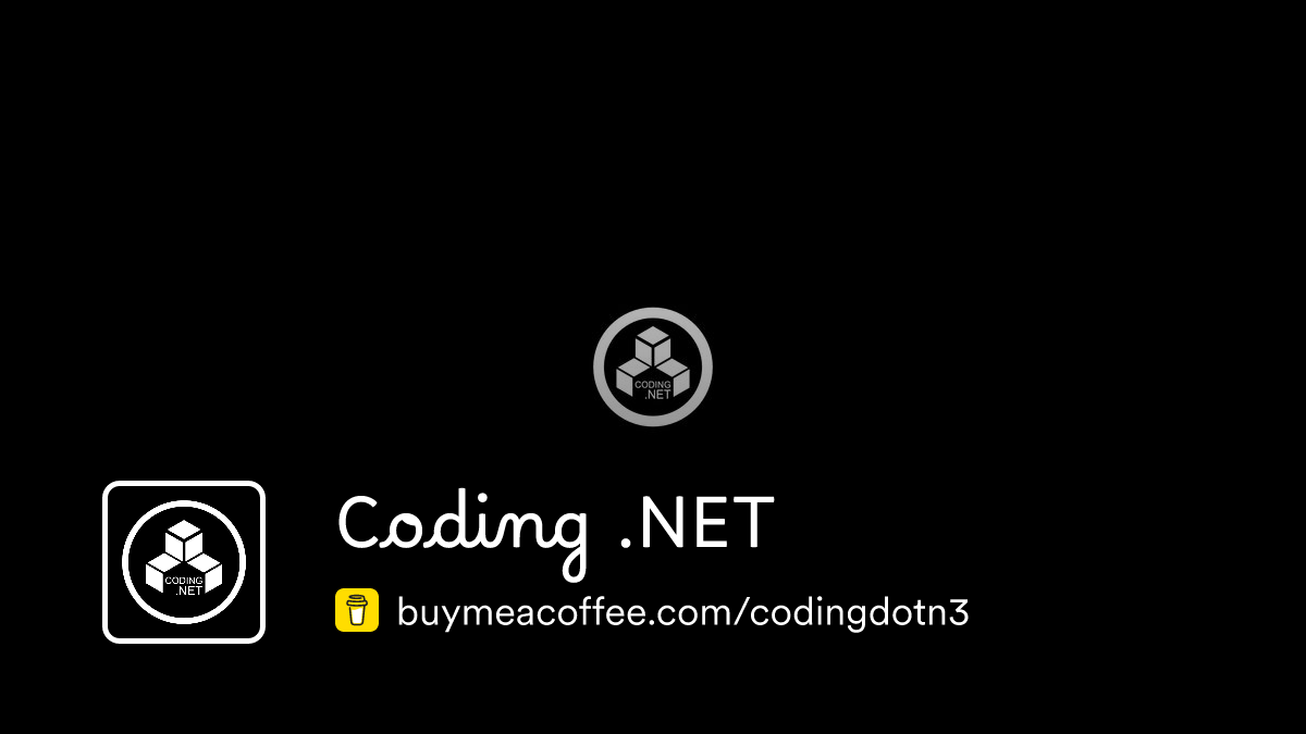 Coding .NET - Buymeacoffee