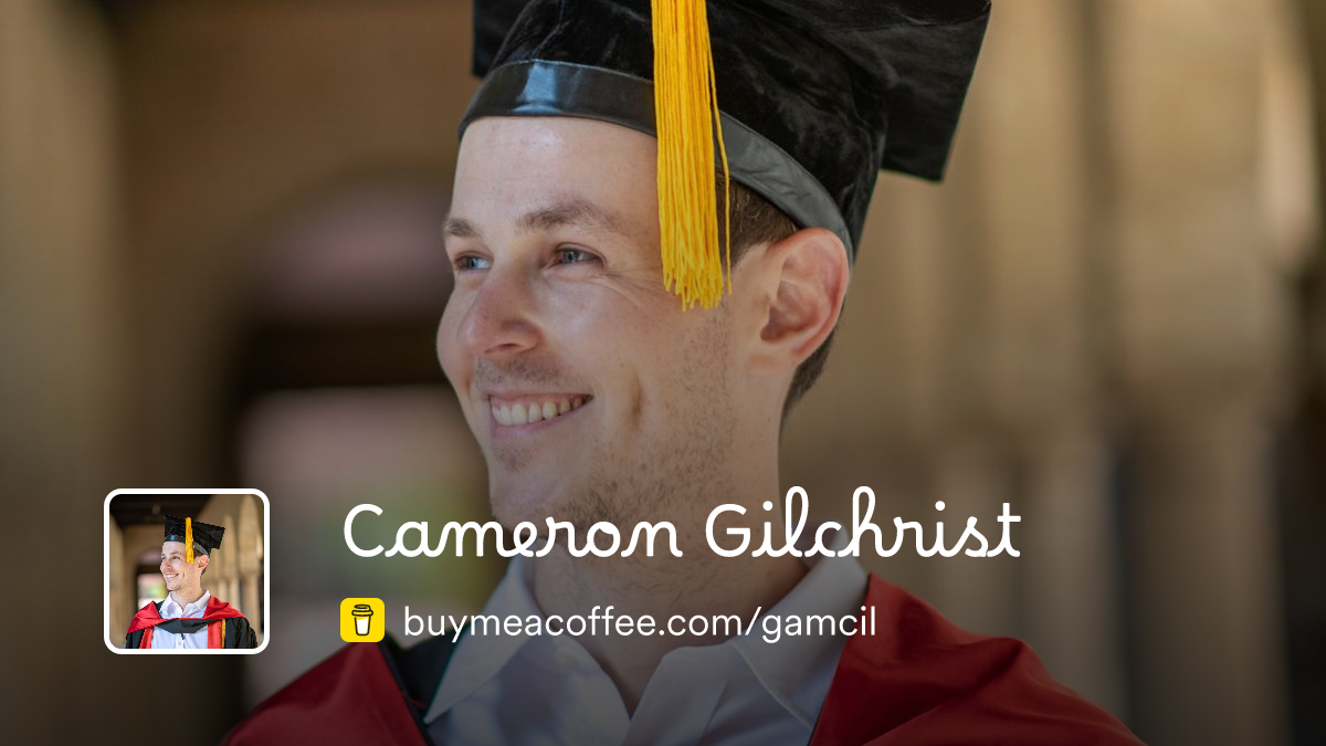 Cameron Gilchrist - Buymeacoffee