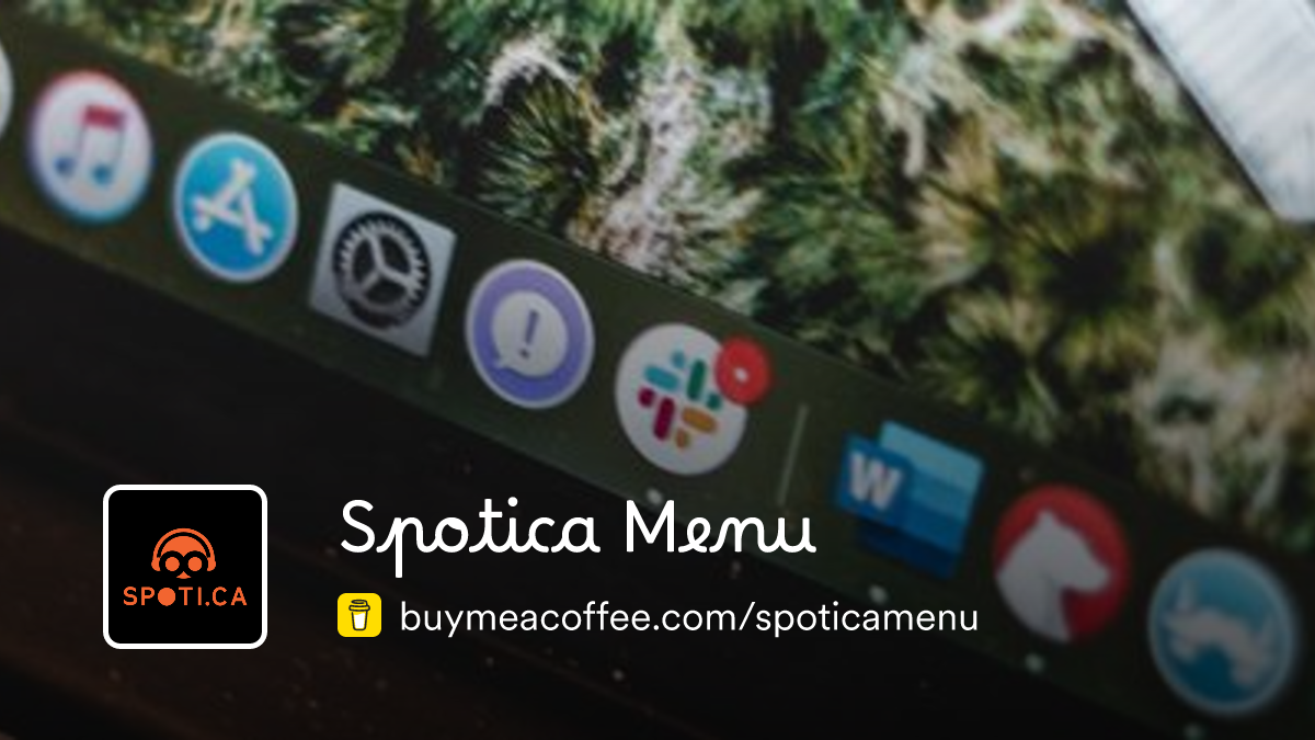 Spotica Menu is a MacOs menubar that shows Spotify and Apple info ...