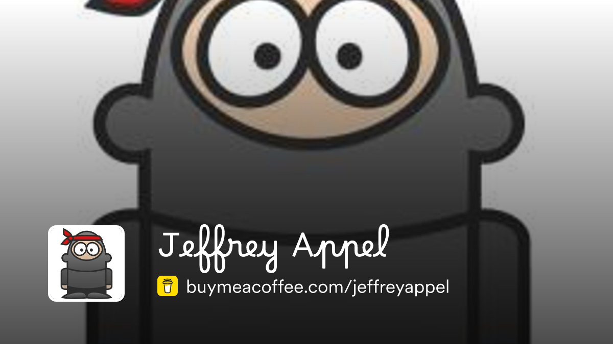 Jeffrey Appel - Buymeacoffee