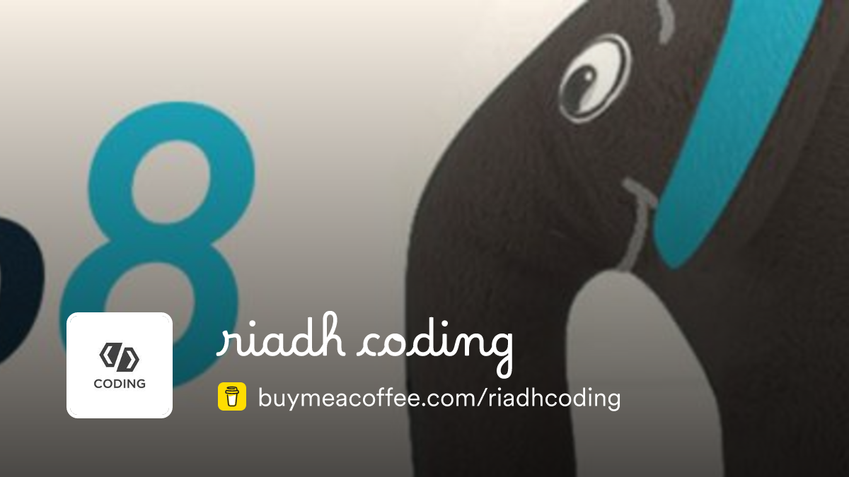 riadh coding is Website Developer , Teaching Programming - Buymeacoffee
