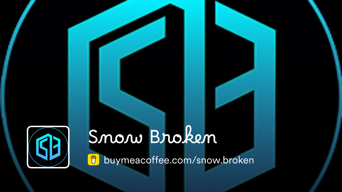 Snow Broken - Buymeacoffee