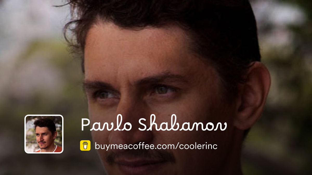 Pavlo Shabanov is animator/programmer - Buymeacoffee