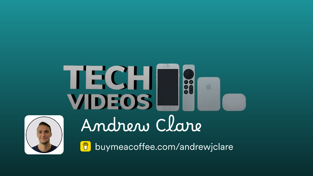 Andrew Clare - Buymeacoffee