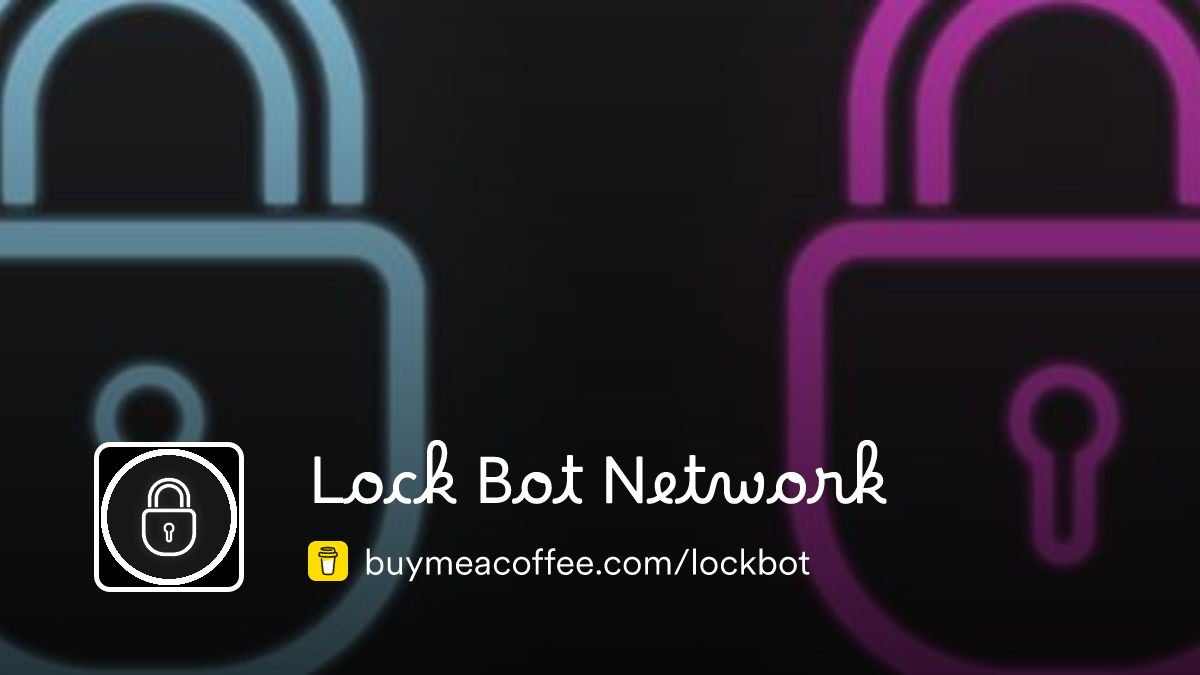 Lock Bot Network is creating Discord bots - Buymeacoffee