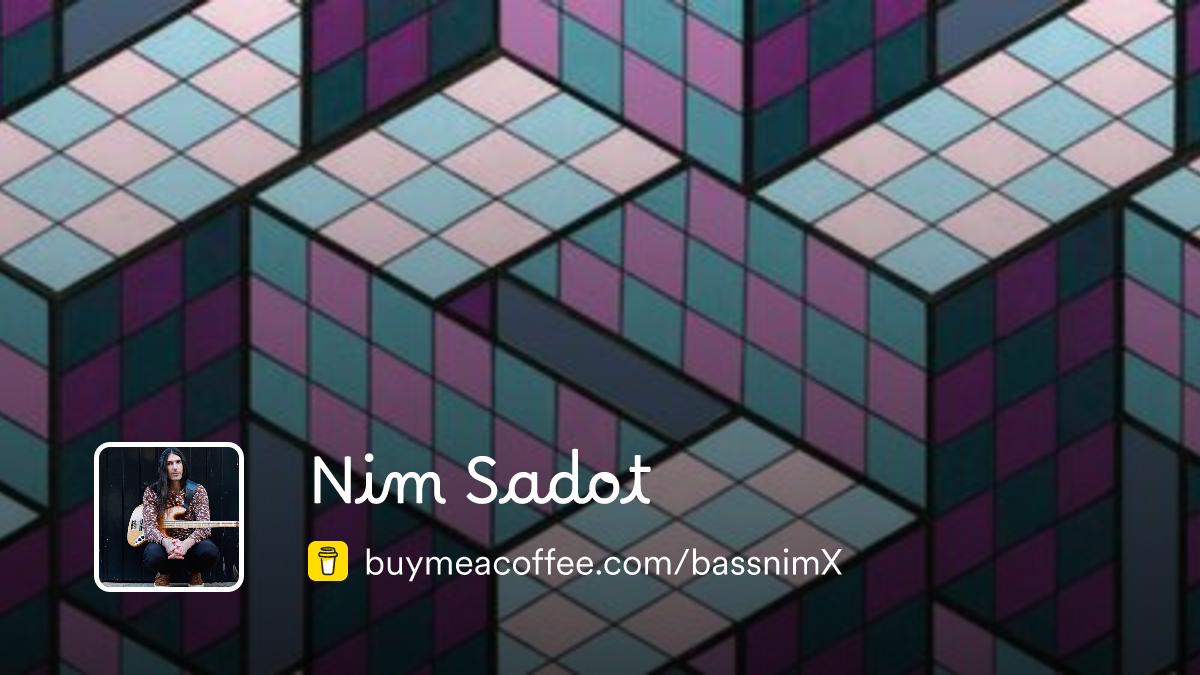 Nim Sadot is playing bass and creating fusion/jazz - Buymeacoffee
