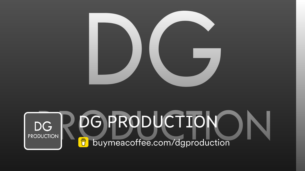 DG PRODUCTION - Buymeacoffee