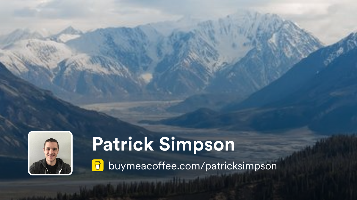 Patrick Simpson - Buymeacoffee