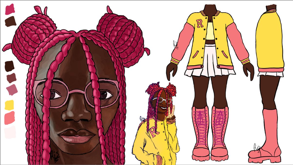 working on my first ref sheet for an oc! — Ris Arts - Buymeacoffee