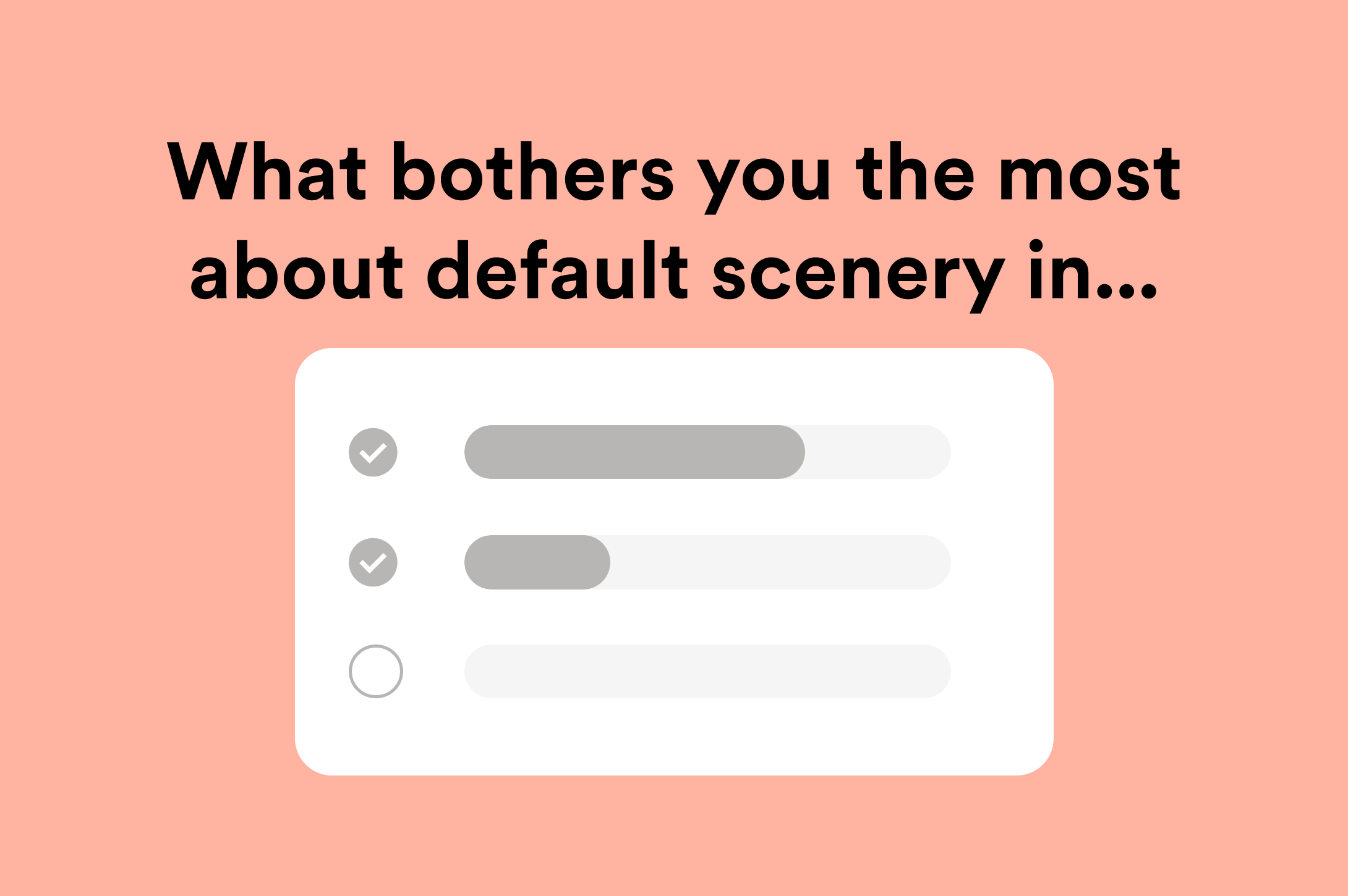 What bothers you the most about default scenery in Microsoft Flight ...
