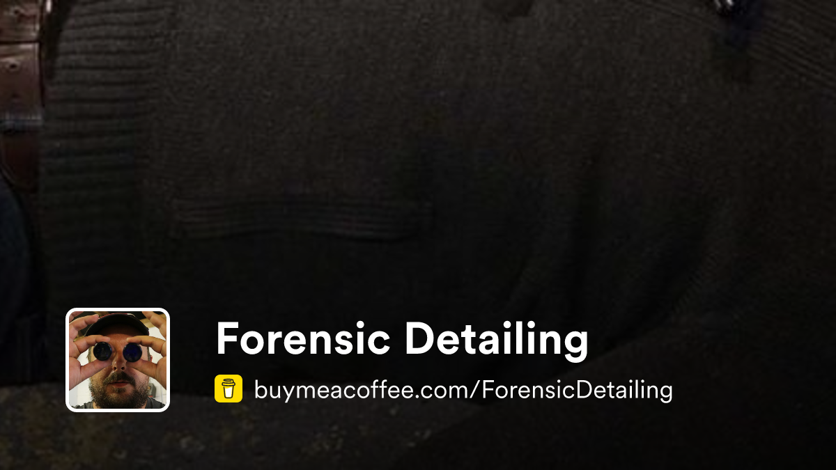 Forensic Detailing - Buymeacoffee