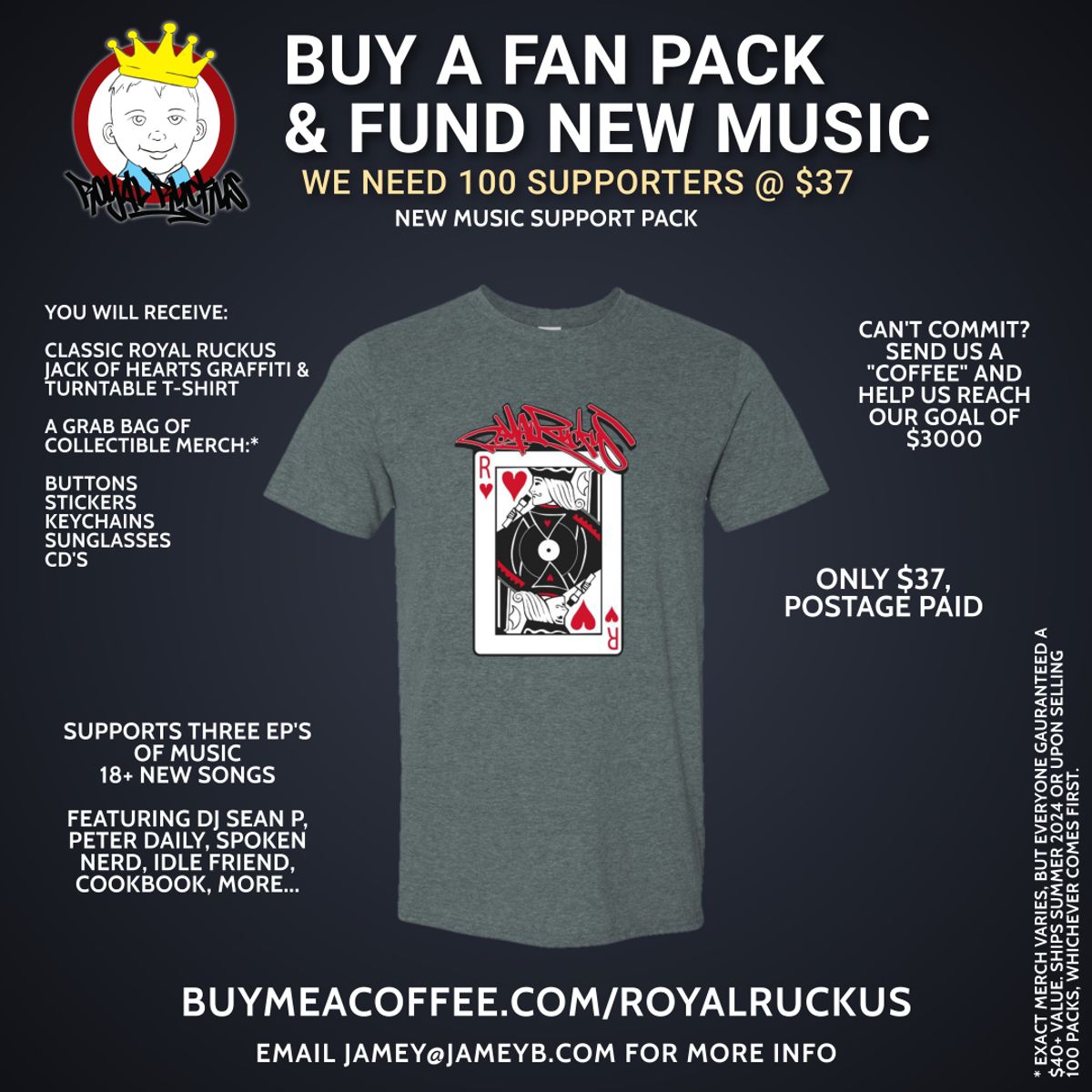 New Swag Pack! Limited Offering — Royal Ruckus - Buymeacoffee