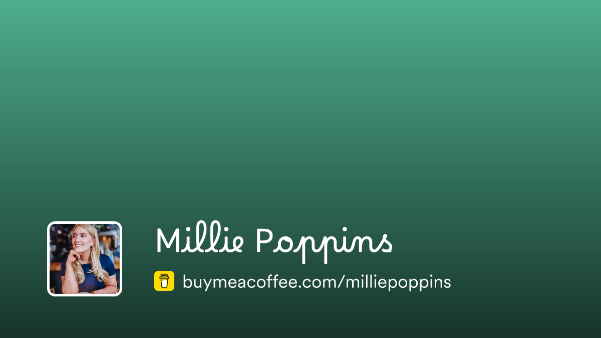 Millie Poppins - Buymeacoffee