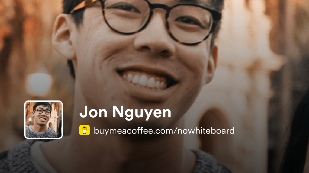 Jon Nguyen - Buymeacoffee