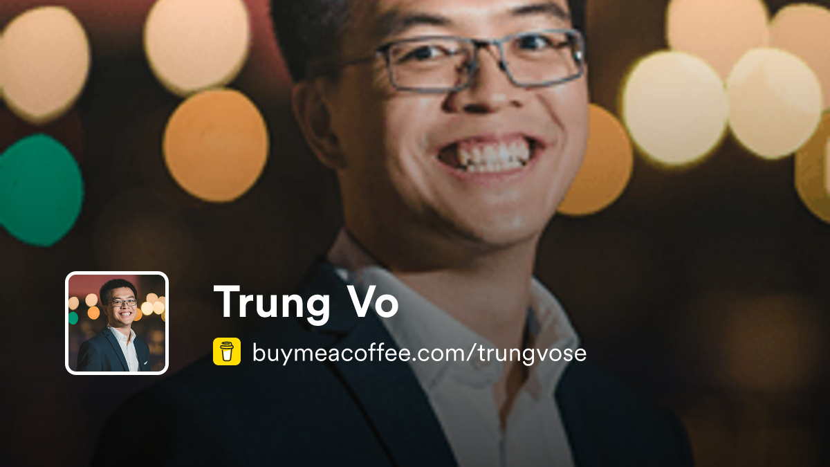 Trung Vo is creating open sources and writing about interesting Angular topics - Buymeacoffee