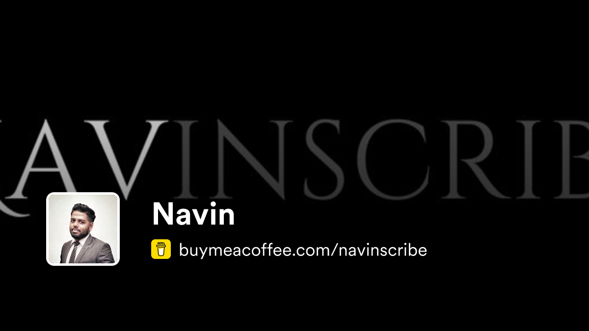 Navin - Buymeacoffee