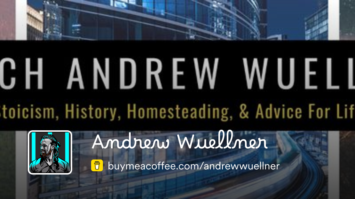 Andrew Wuellner is making content & writing books! - Buymeacoffee