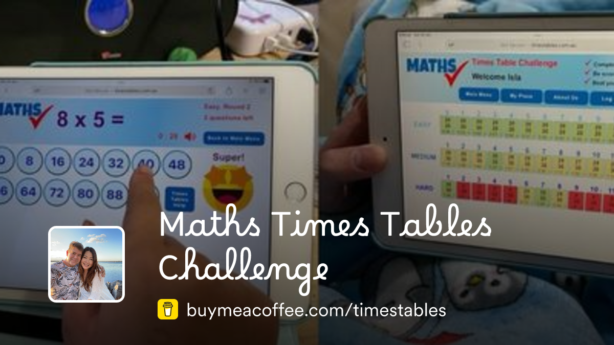 Maths Times Tables Challenge is a times tables app that tracks progress ...
