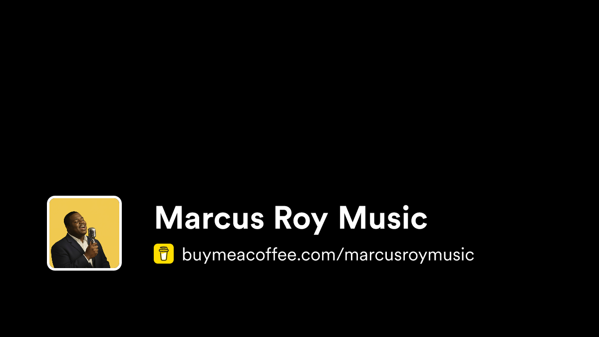 Extras | Marcus Roy Music - Buymeacoffee