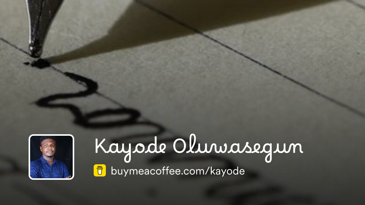 Kayode Oluwasegun is writing tutorials and journeling my tech journey ...