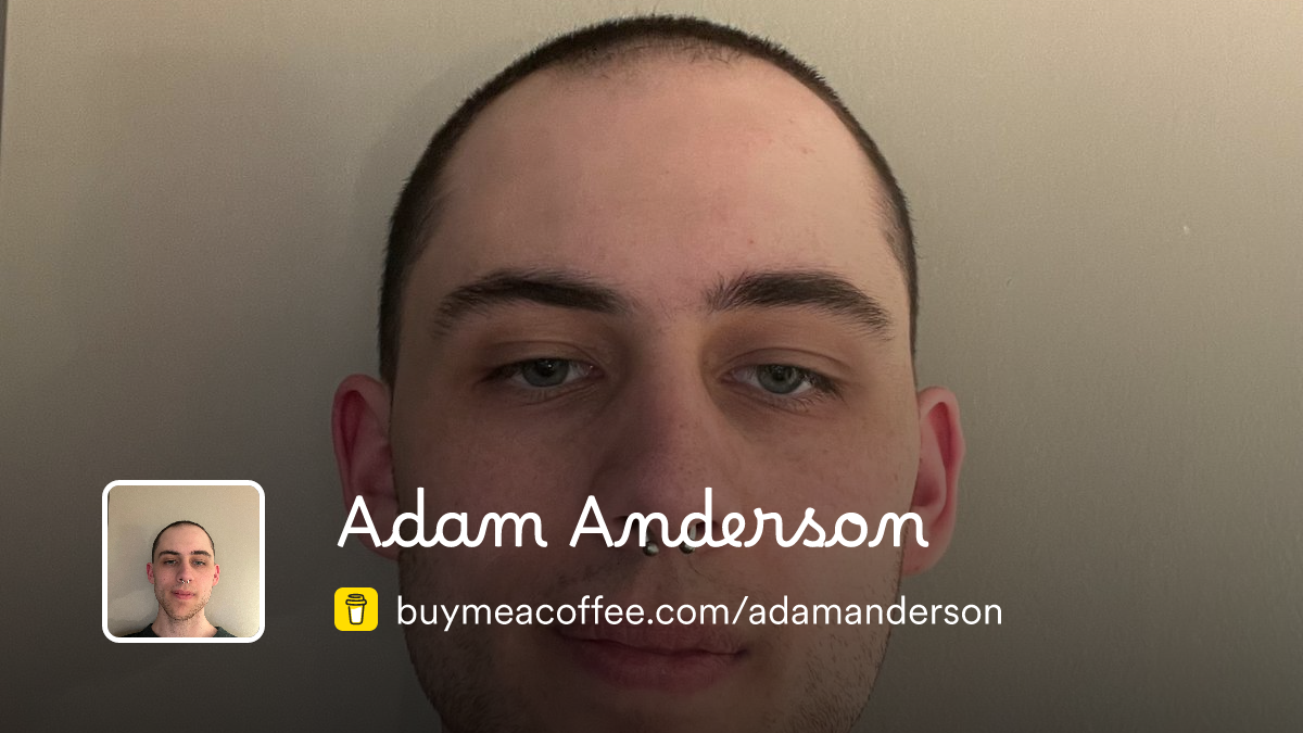 Adam Anderson - Buymeacoffee
