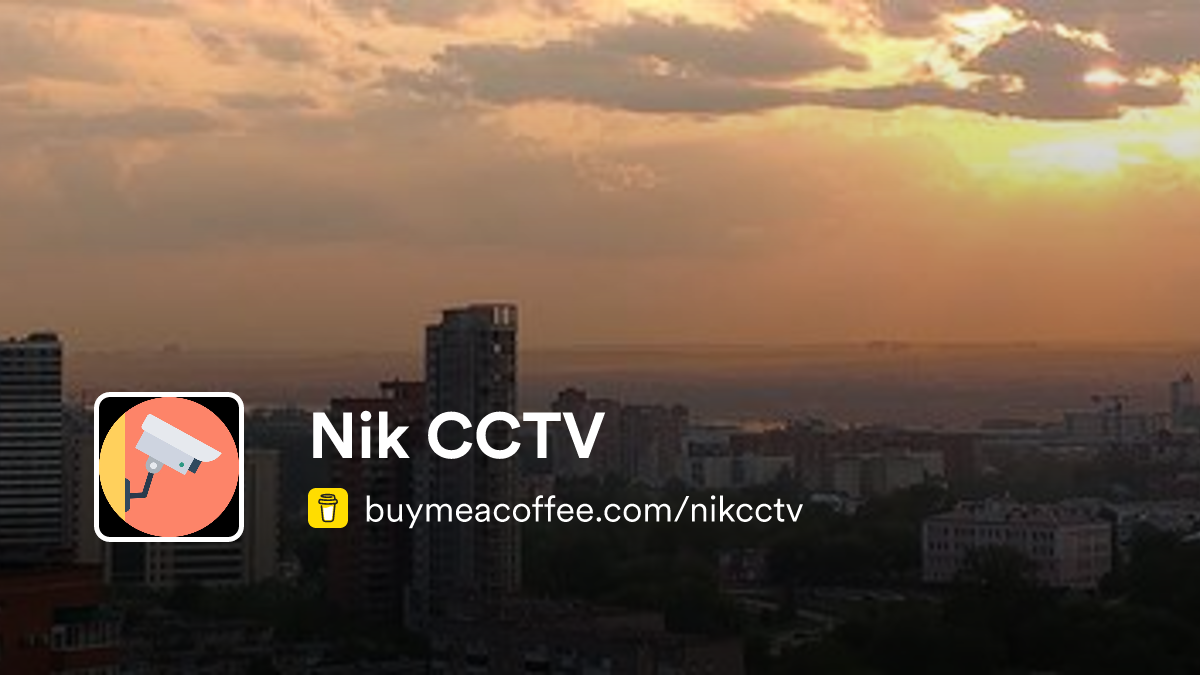 Nik CCTV is creating weather stream on Youtube - Buymeacoffee