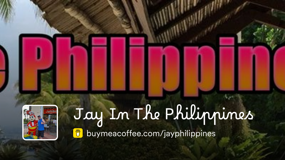 Jay In The Philippines - Buymeacoffee
