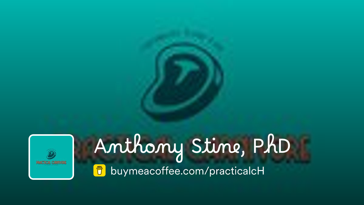 Anthony Stine, PhD - Buymeacoffee