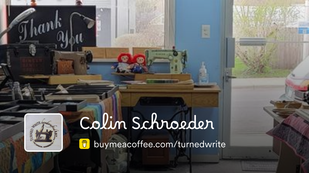 Colin Schroeder - Buymeacoffee