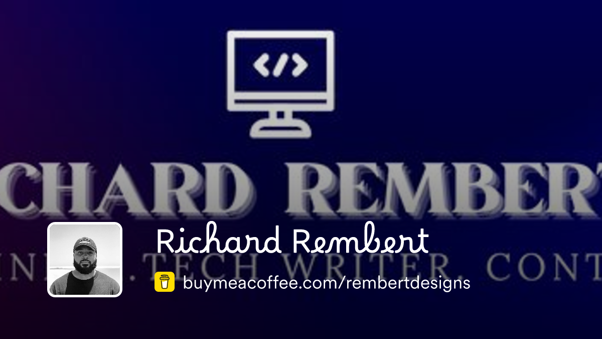 Richard Rembert is a 👨🏾‍💻 Software Engineer | ️ Technical Writer | 💻 ...