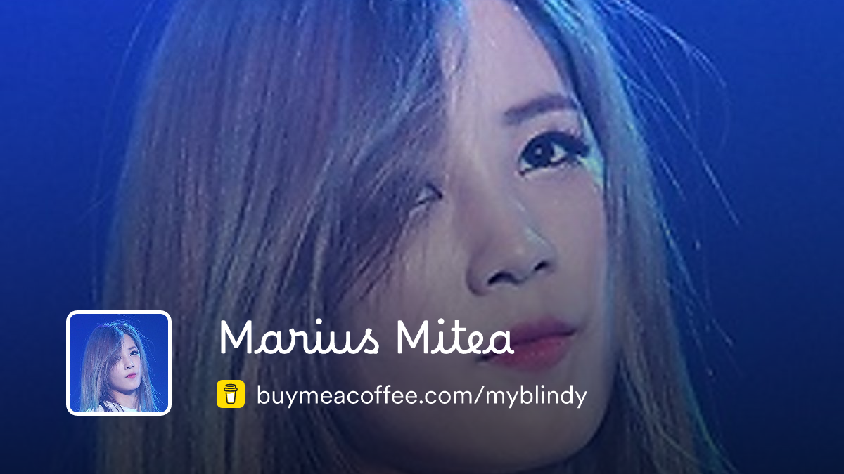 Marius Mitea - Buymeacoffee