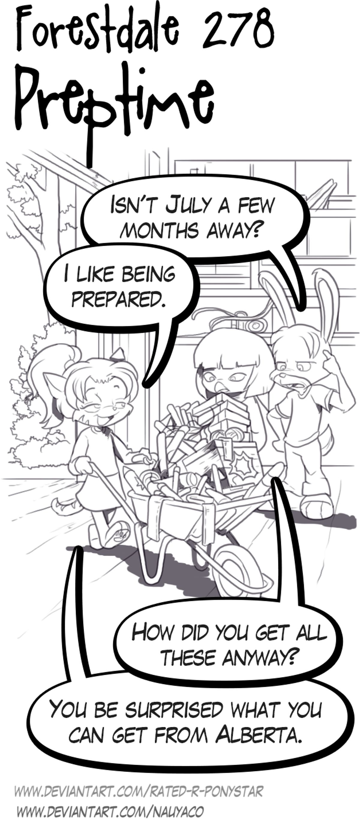 Forestdale #278: Preptime — Forestdale Comic - Buymeacoffee