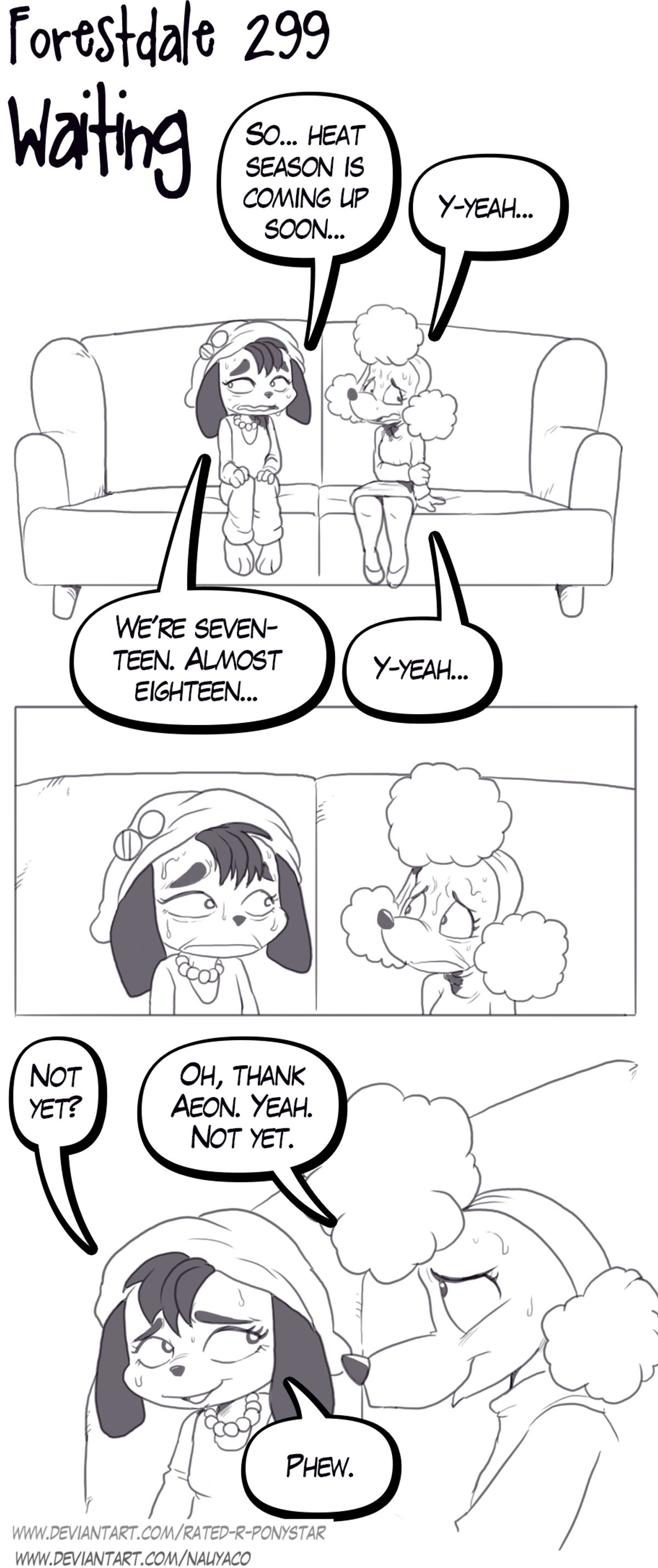 Forestdale #299: Waiting — Forestdale Comic - Buymeacoffee