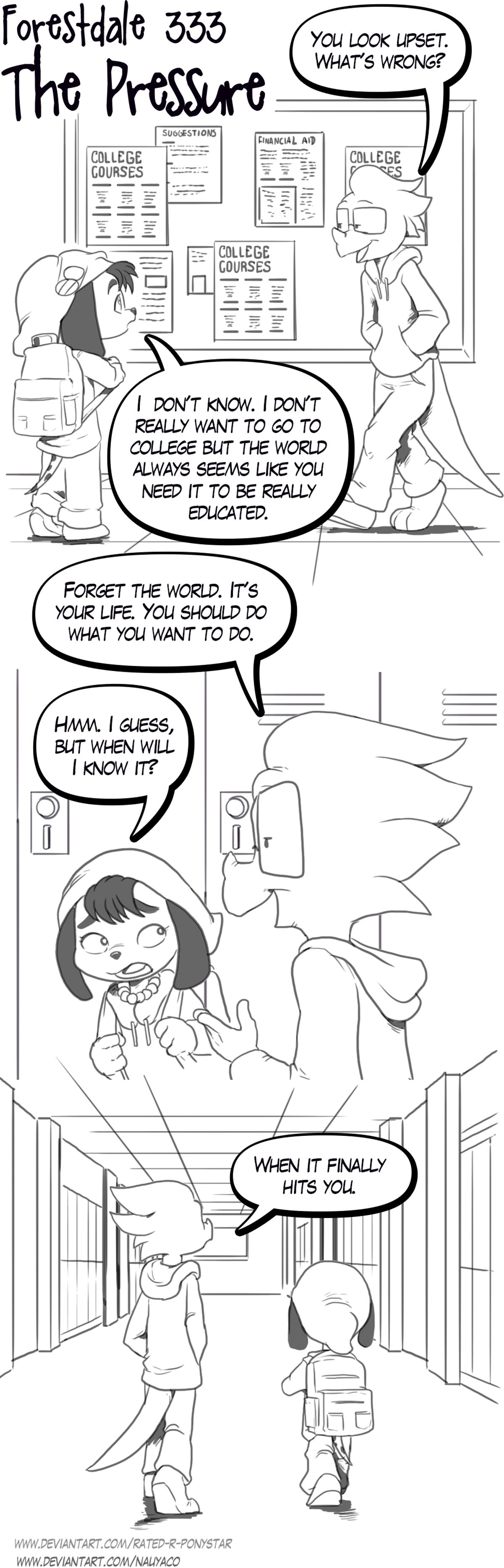 Forestdale #333: The Pressure — Forestdale Comic - Buymeacoffee