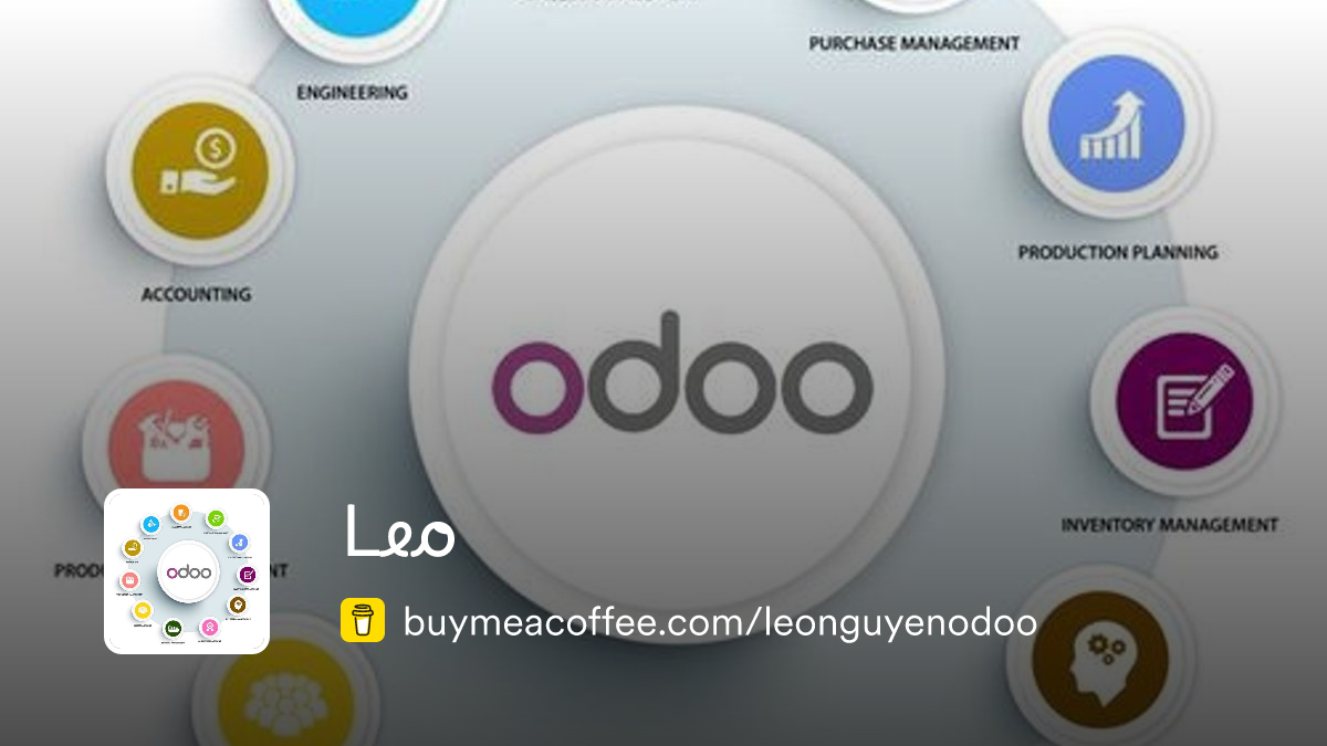 Leo is Odoo Technical Support - Buymeacoffee