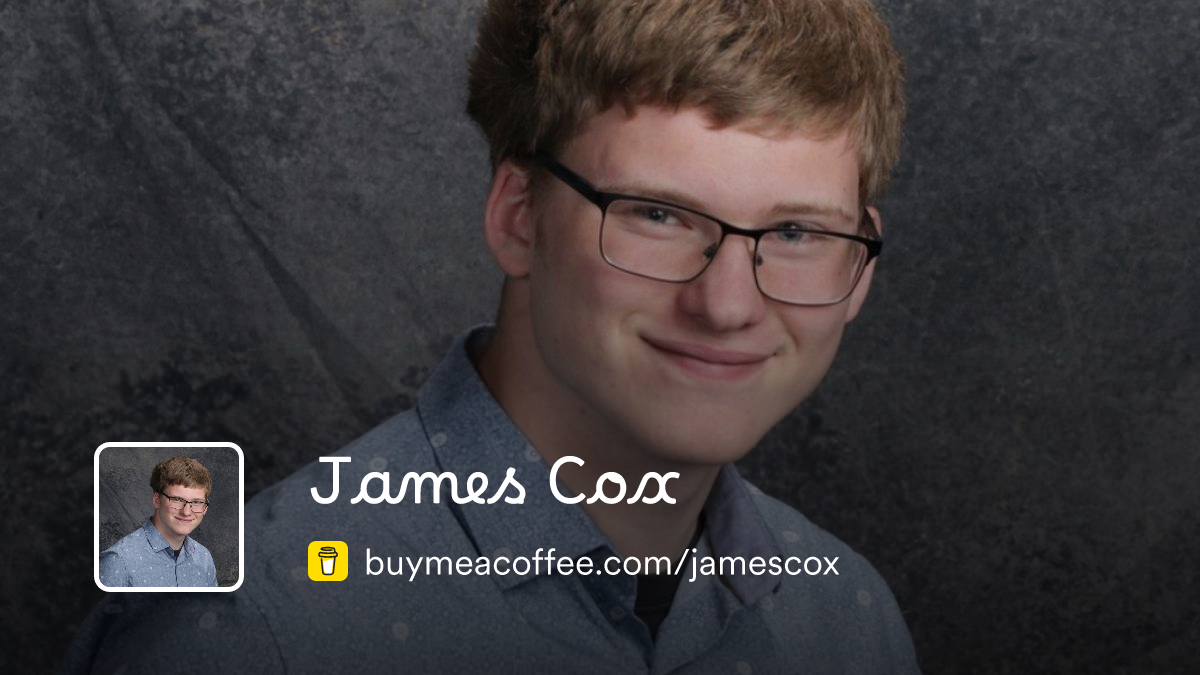 James Cox is designing websites of various usefulness - Buymeacoffee