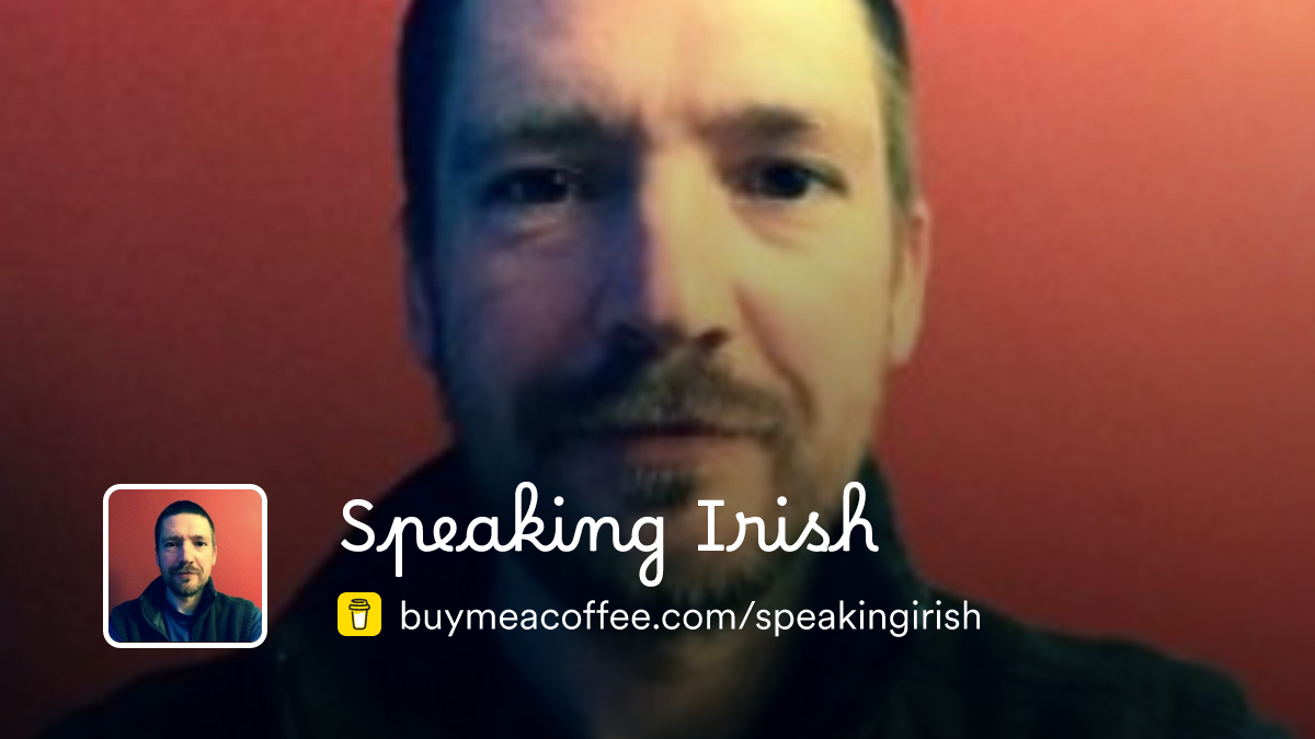 Speaking Irish is creating Irish lessons - Buymeacoffee