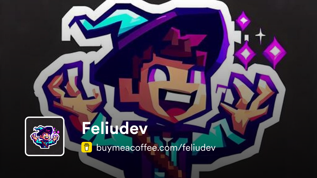 Feliudev is Game Developer - Buymeacoffee