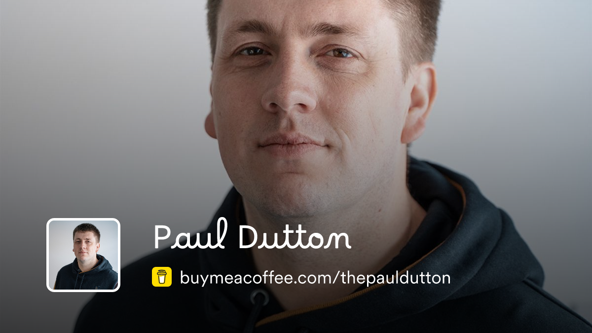 Paul Dutton - Buymeacoffee