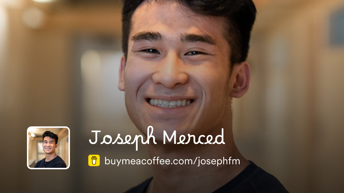 Joseph Merced - Buymeacoffee