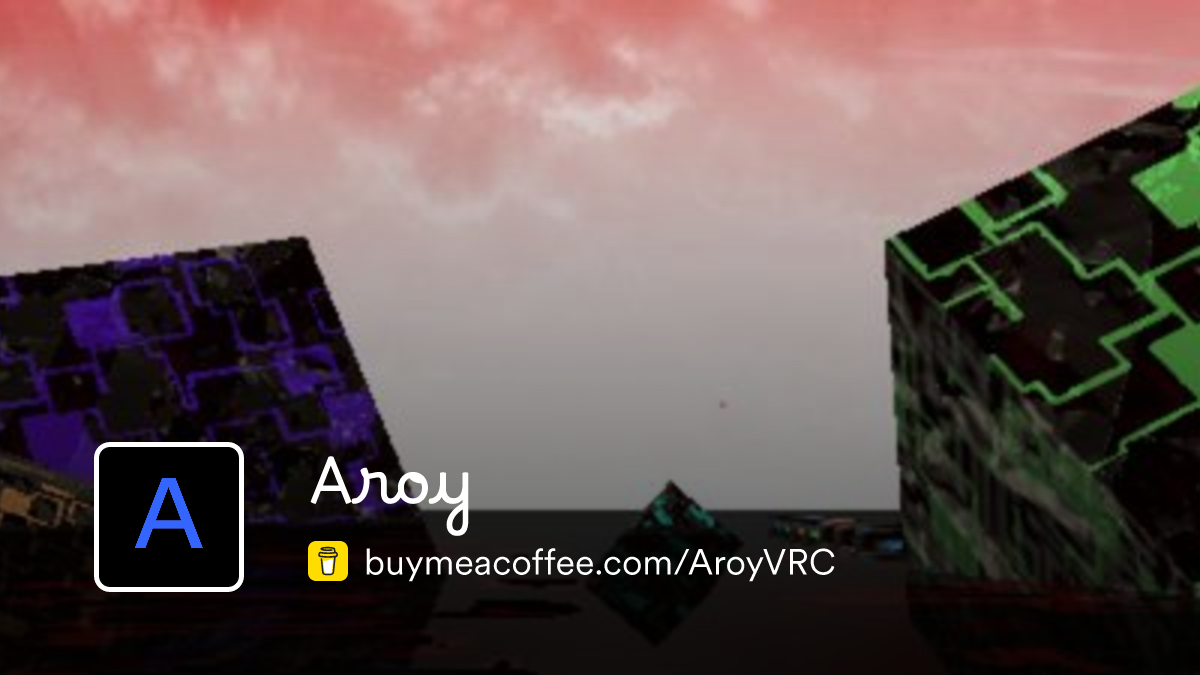 Aroy is creating vrchat avatars. - Buymeacoffee