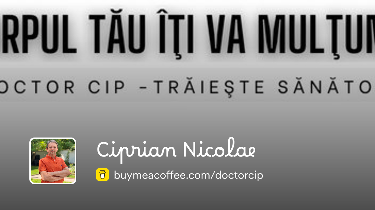 Ciprian Nicolae is Te poţi abona (Membership) sau face o donaţie unică ...