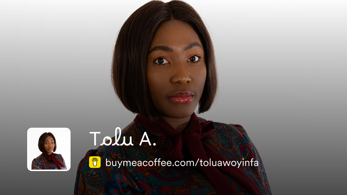 Tolu A. - Buymeacoffee