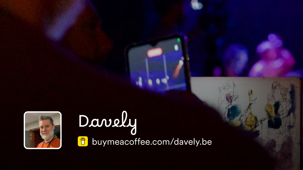 Davely is je réalise des aquarelles pendant des CONCERTS 🎨🎷 - Buymeacoffee